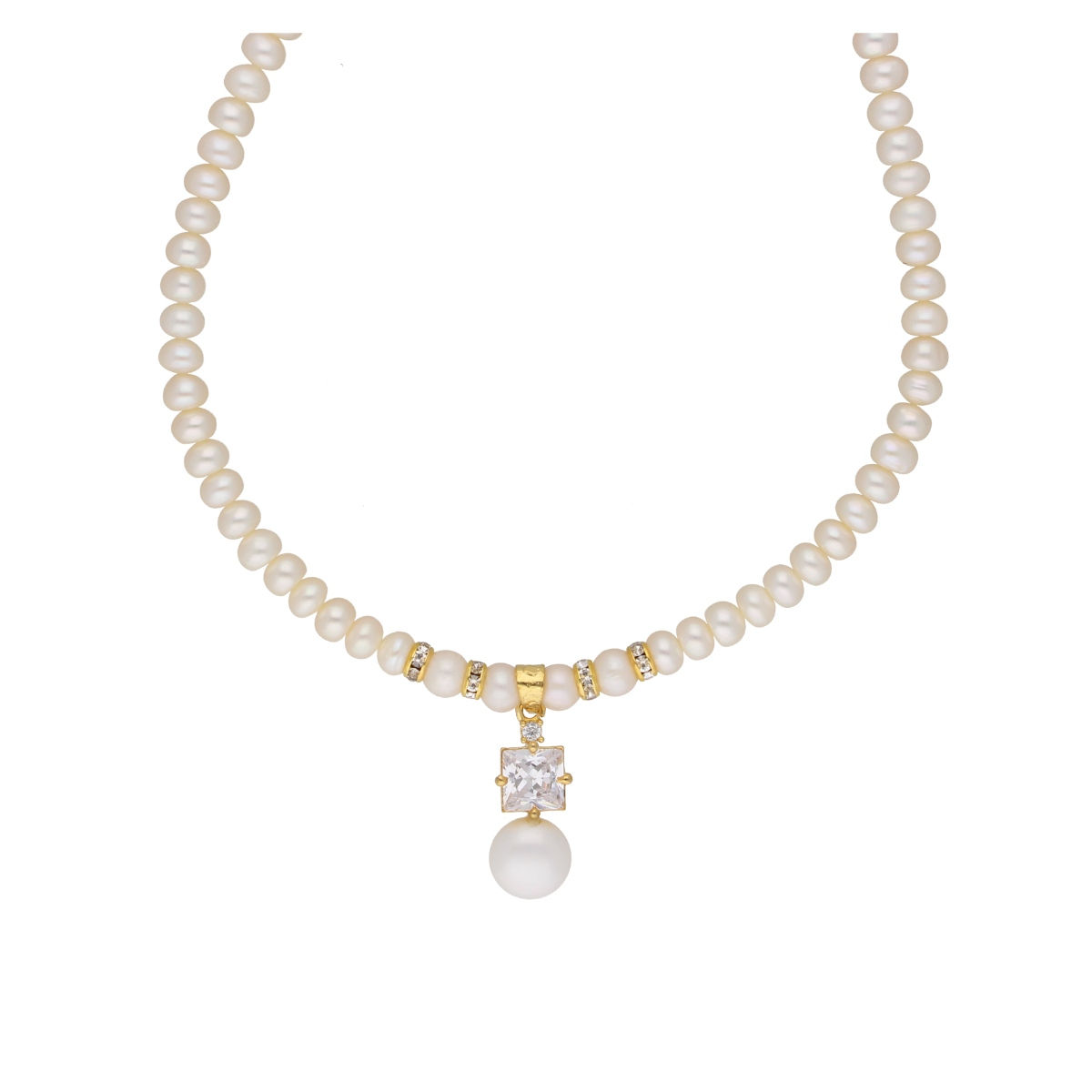 Sri Jagdamba Pearls Amazing Drop Pearl Necklace Set: Buy Sri Jagdamba ...