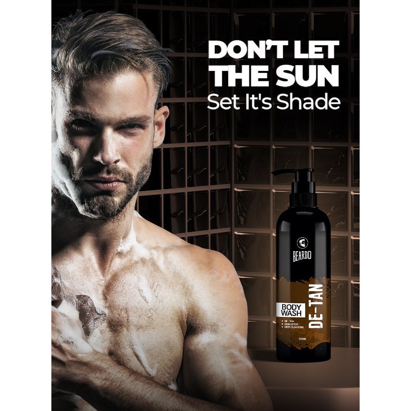 Beardo De-Tan Body Wash for Men, | Tan Removal Bodywash for Men ...