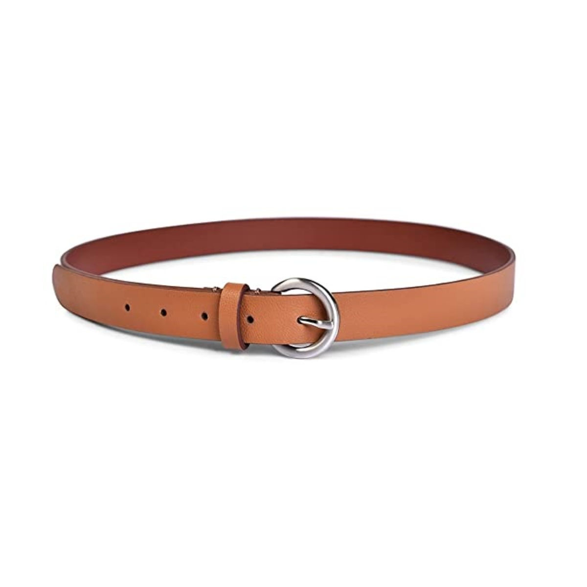 Buy BELWABA Vegan Leather Tan Womens Belt Online