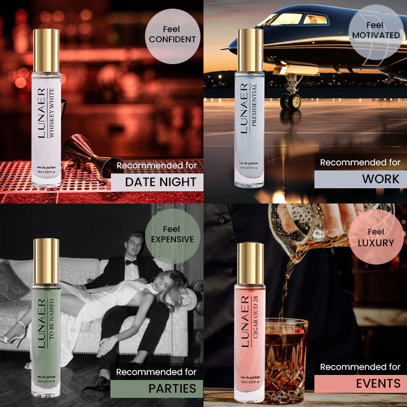 Buy Lunaer Luxury Perfumes Gift Set Of 4 For Men, Long Lasting Fresh ...