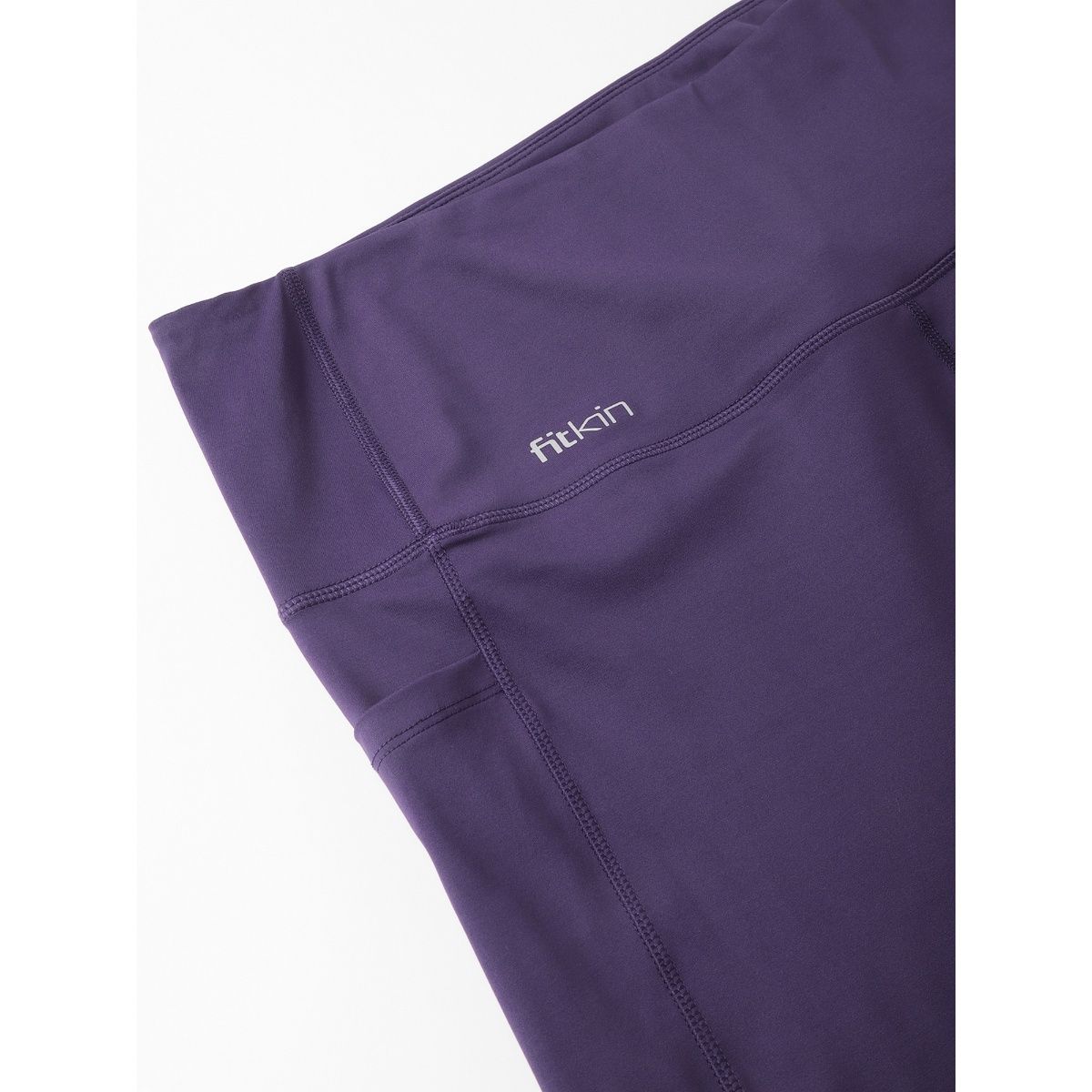 Buy Fitkin Plus Size Active Track Gym Bootcut Flare Purple Pants Online