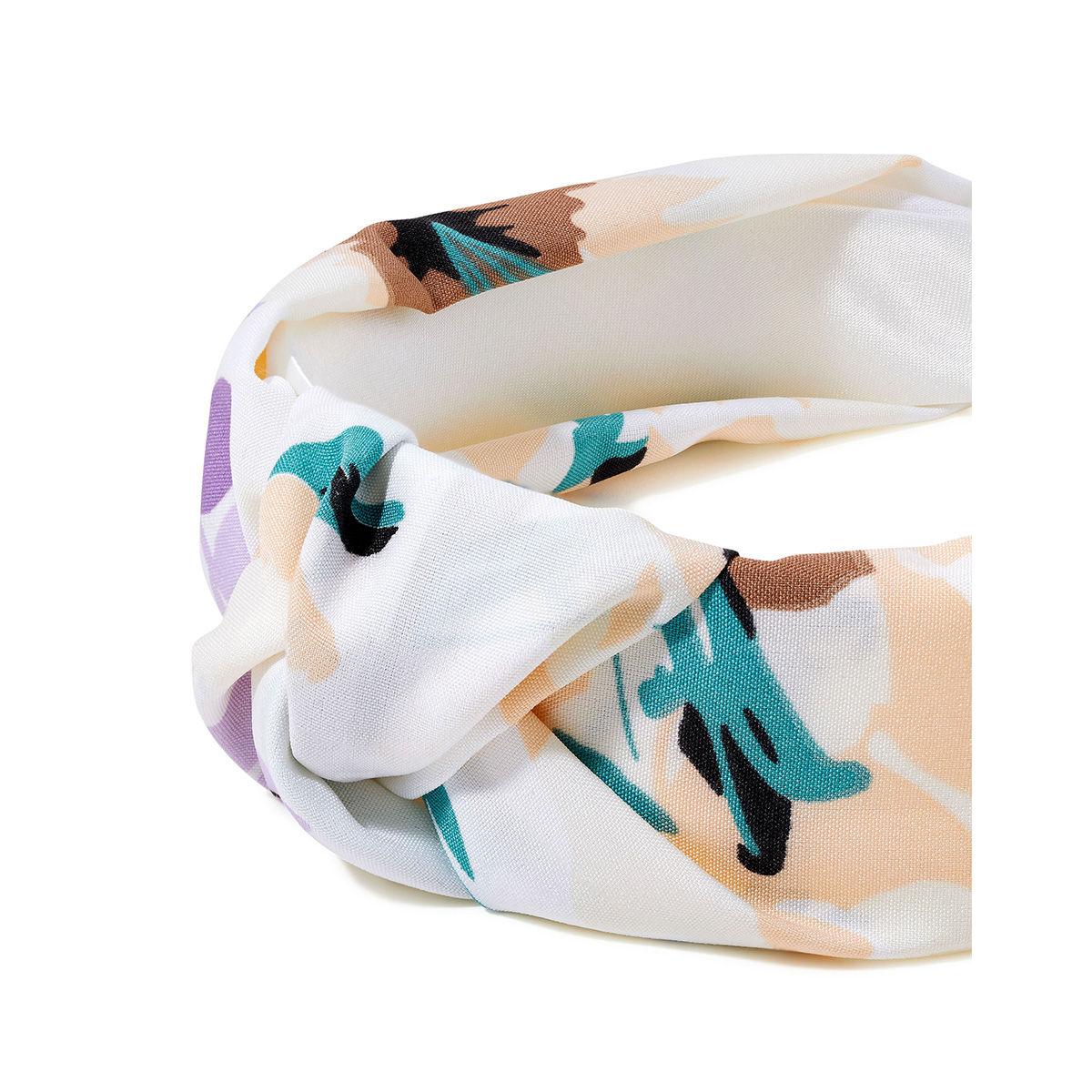 Buy Accessorize London Women's White Floral Knot Alice Hair Band Online