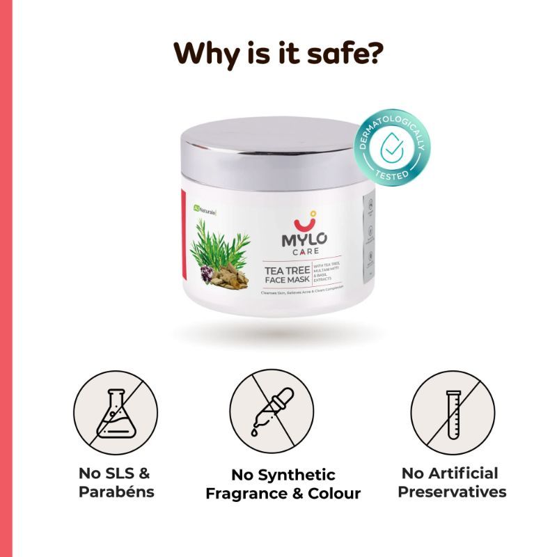Buy Mylo Care Tea Tree Face Mask Online