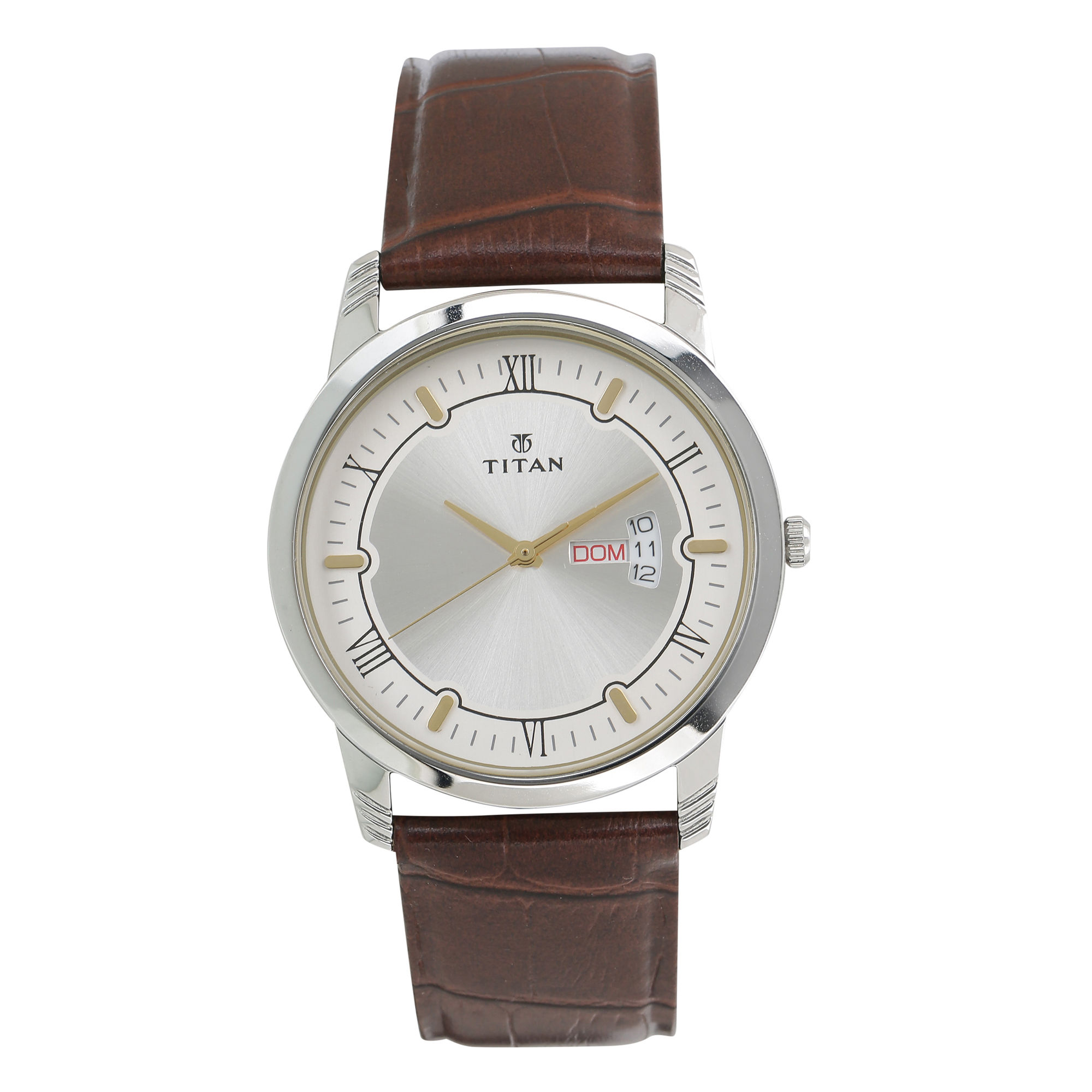 Buy Titan NM1774SL01 Silver Dial Analog Watch For Men Online