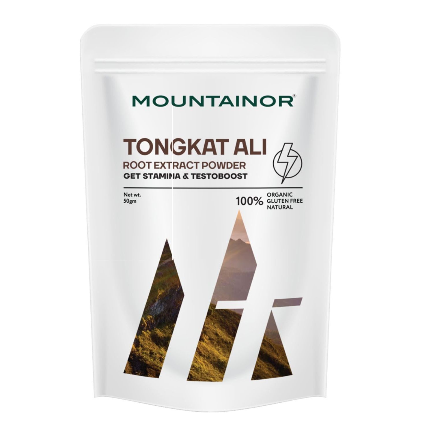 Mountainor Tongkat Ali Root Extract Powder With 2% Active Eurycomanone ...
