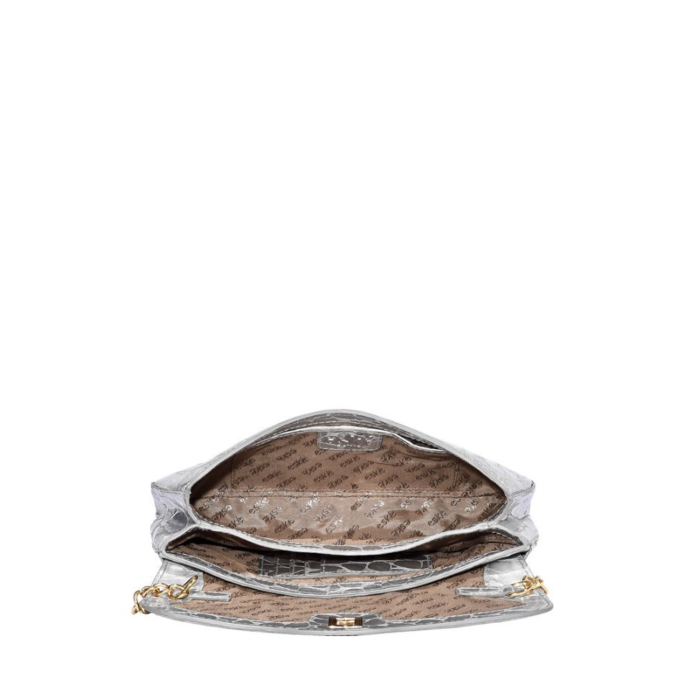 Eske Paris Elsa Clutch Shoulder Bag,Silver: Buy Eske Paris Elsa Clutch ...