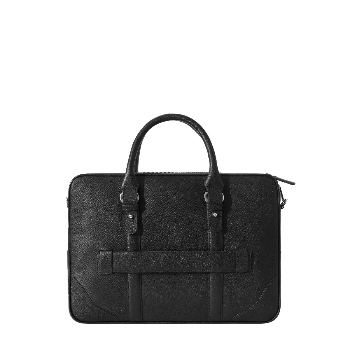 Buy Eske Griffin Unisex Laptop Briefcase, Upto 15 Inch (Black Saffiano ...