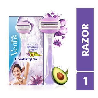 Gillette Venus Comfortglide Hair Removal Razor for Women with Avocado ...