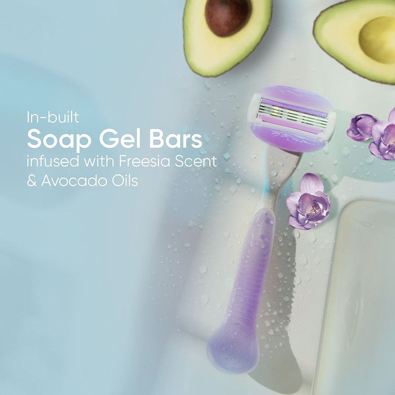 Gillette Venus Comfortglide Hair Removal Razor for Women with Avocado ...