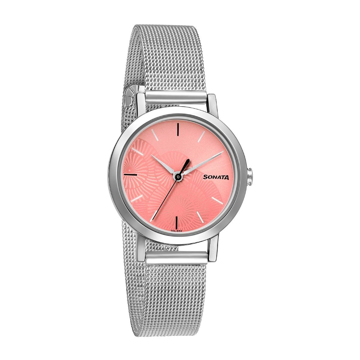 Buy Sonata -8174SM02-Pink Dial Analog Watch For Women 8174SM02 Online