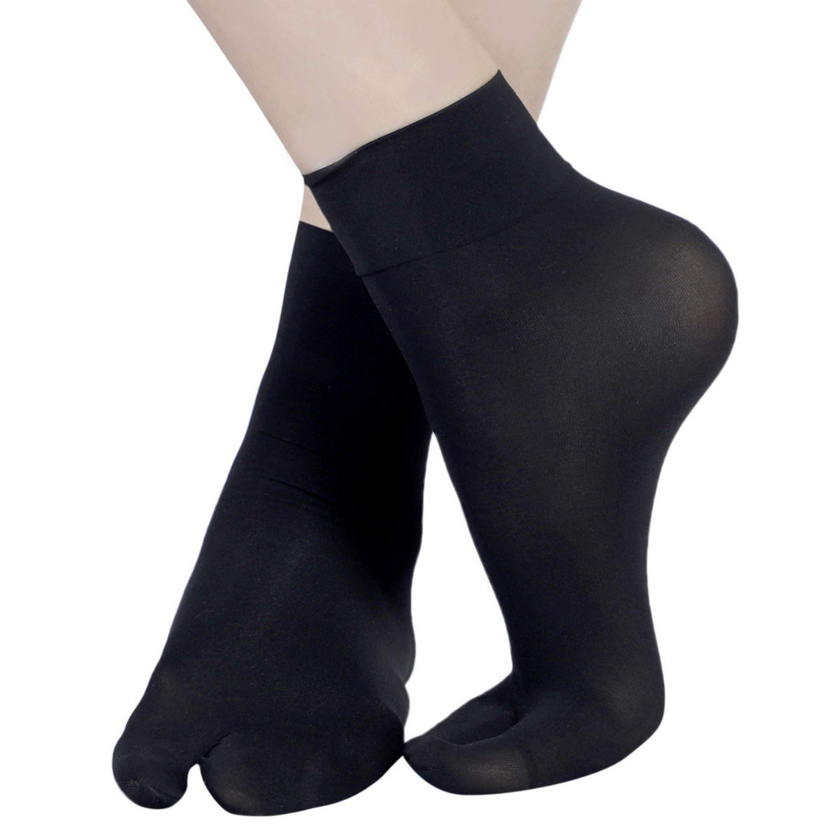 Buy NEXT2SKIN Womens Nylon Ankle Length Opaque Thumb Socks - Pack of 2 ...