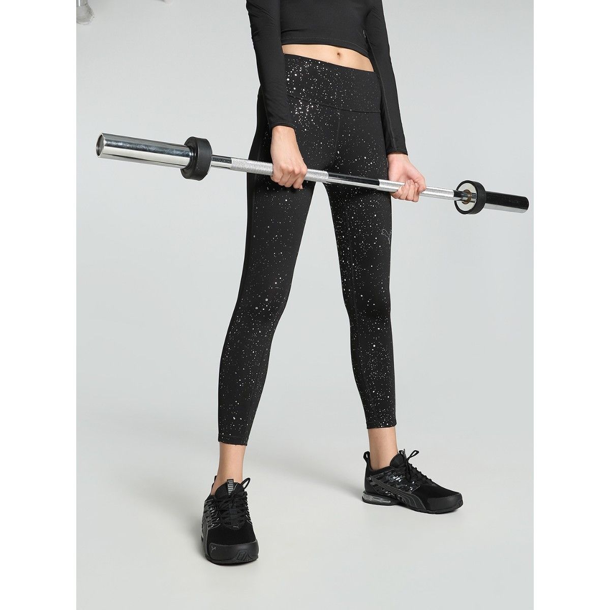 Buy Puma Intergalactic Hw 7/8 Women's Black Tights Online