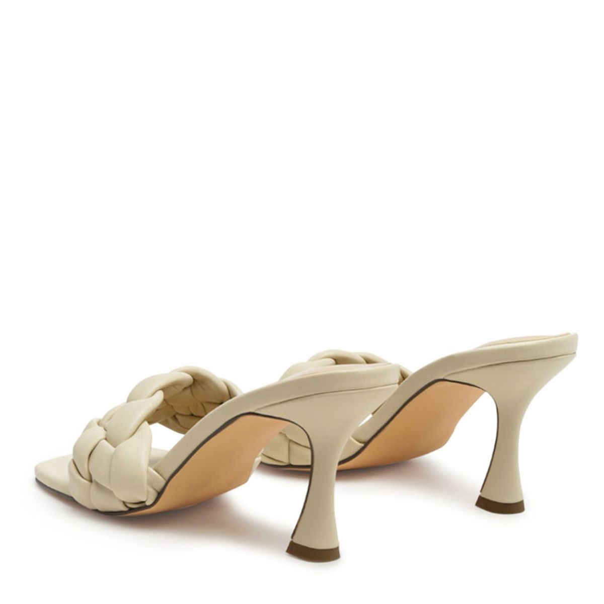 London Rag Woven Off White Heels: Buy London Rag Woven Off White Heels ...