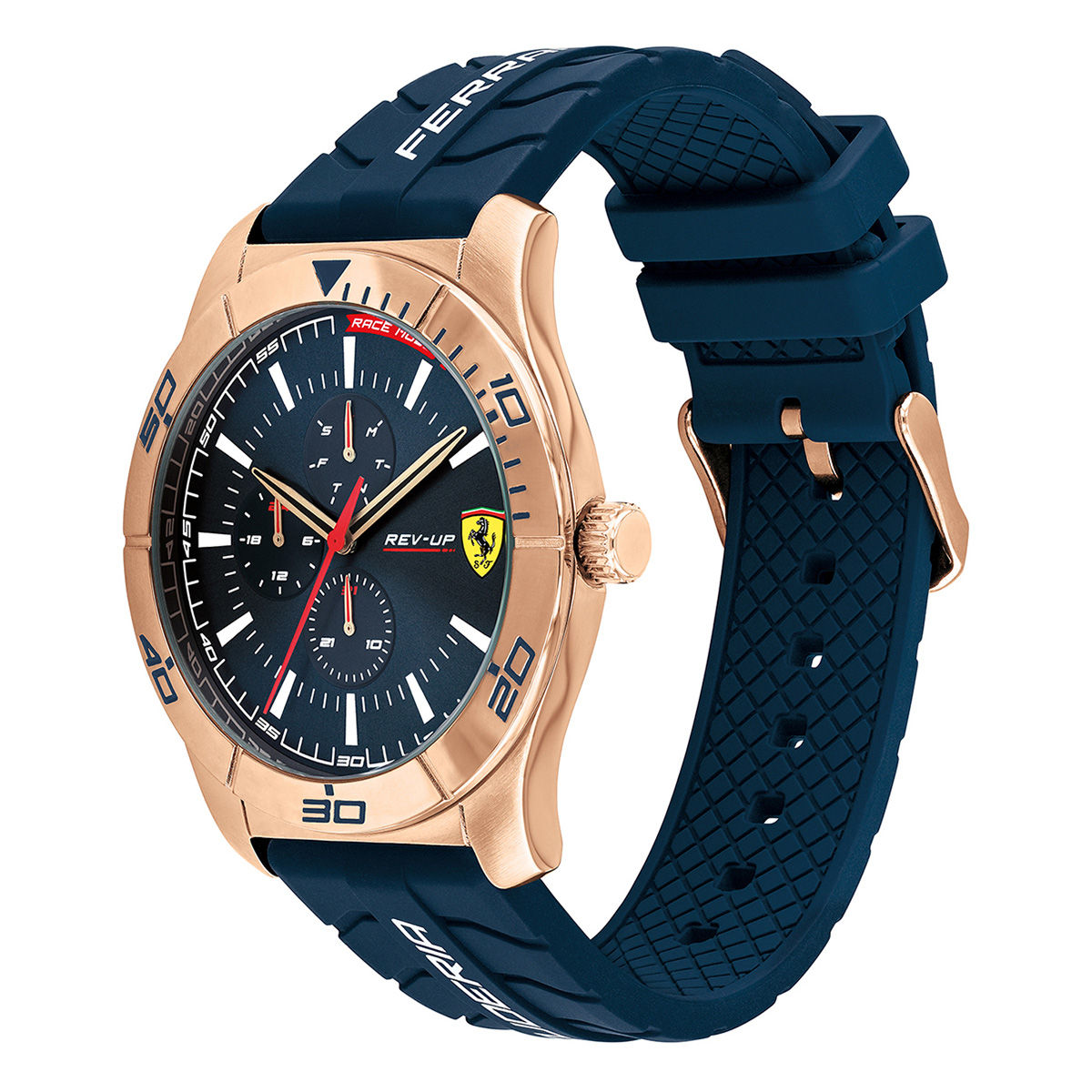 Buy Scuderia Ferrari Rev-up 0830810 Blue Dial Multifunction Watch For ...