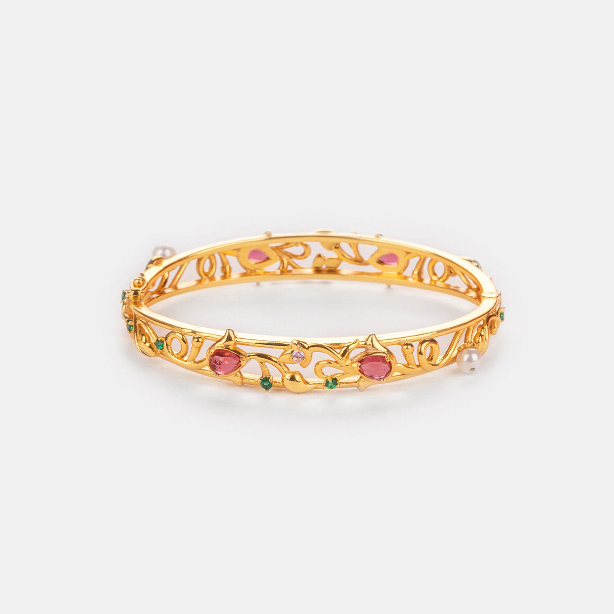 Buy 925 Silver Shaya by CaratLane Dancing Dulhan Bracelet in Gold ...