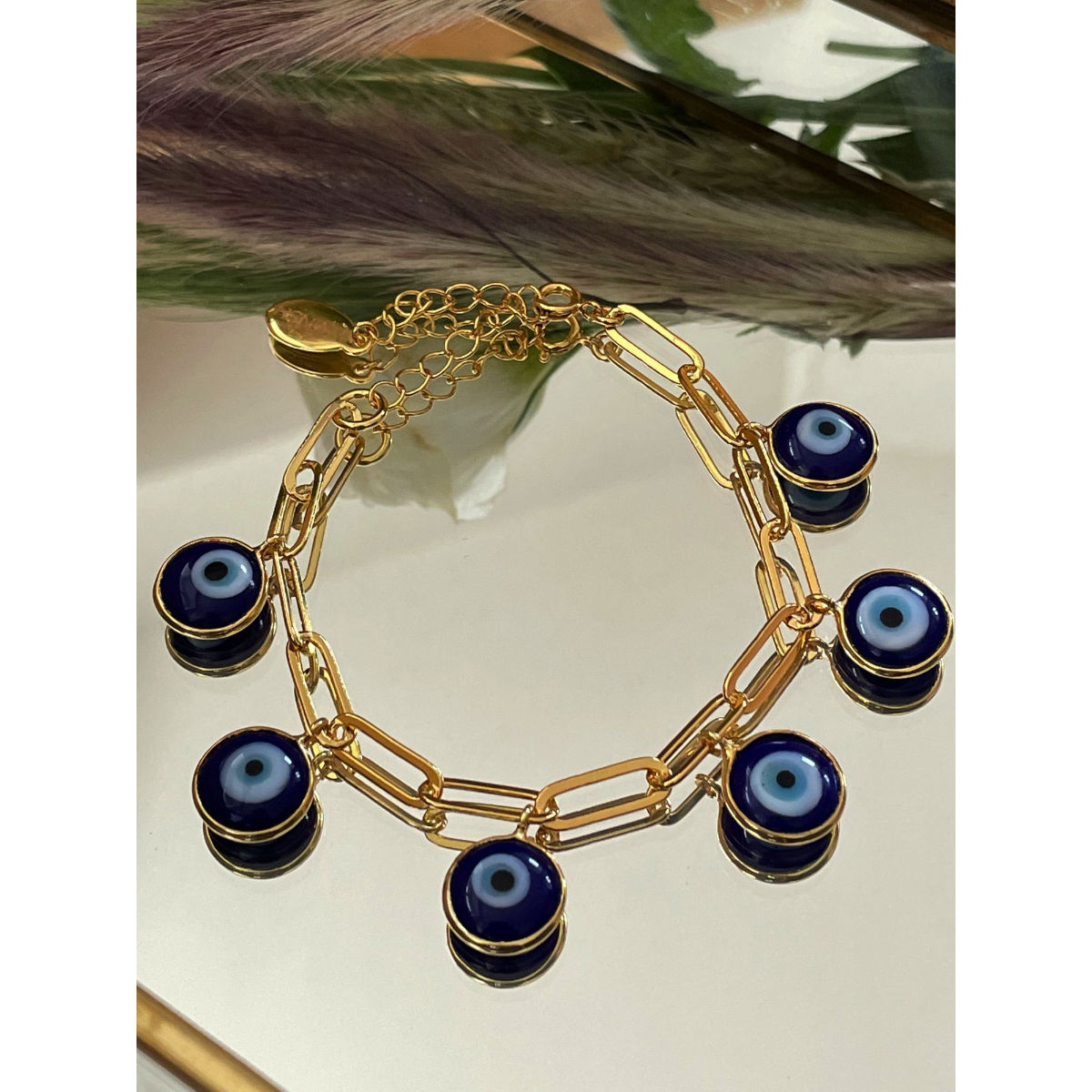 Buy MNSH Evil Eye Link Bracelet Online