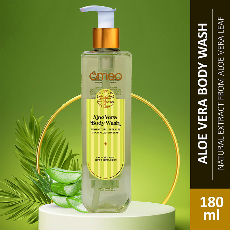 Buy Omeo Aloe Vera Body Wash - Skin Friendly Ph, Gentle Cleansing, Soft ...