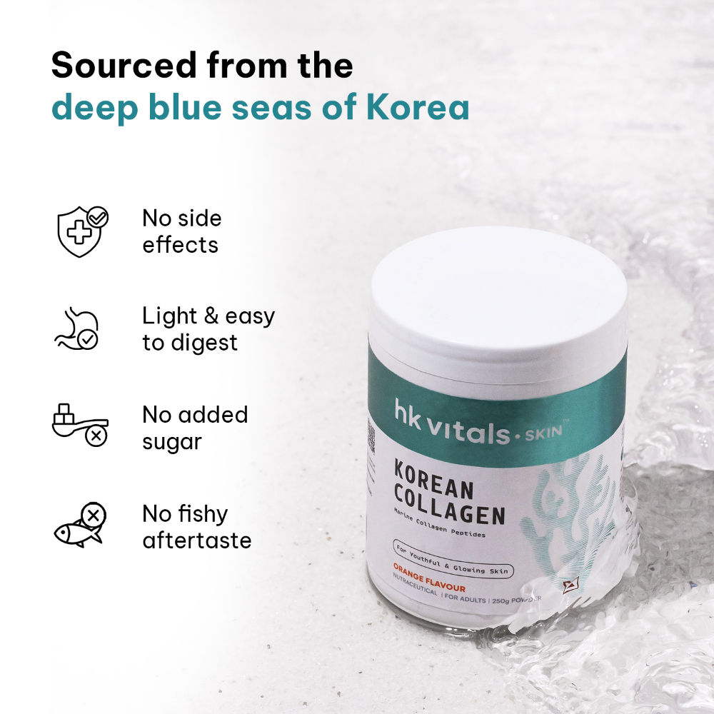 Buy HealthKart HK Vitals Pure Korean Skin Marine Collagen Powder Online