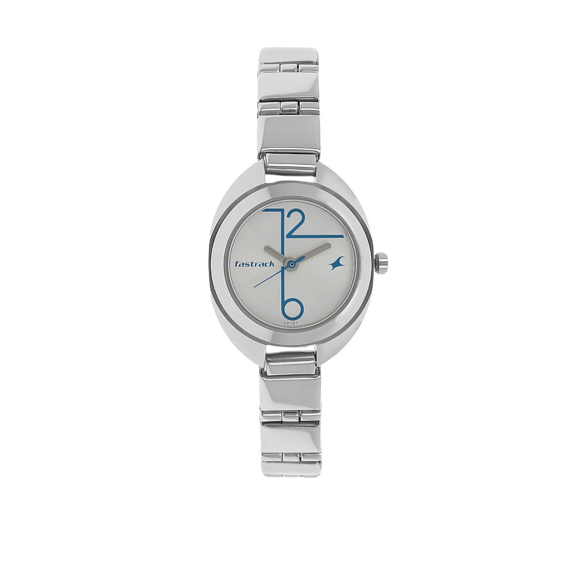 Buy Fastrack Silver Dial Silver Stainless Steel Strap Watch Online