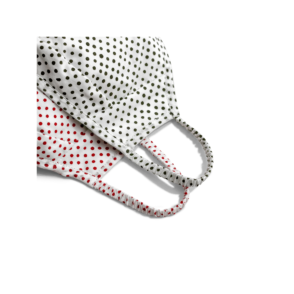 Buy DailyObjects Dainty Polka Loop Mask - Set of 2 Online