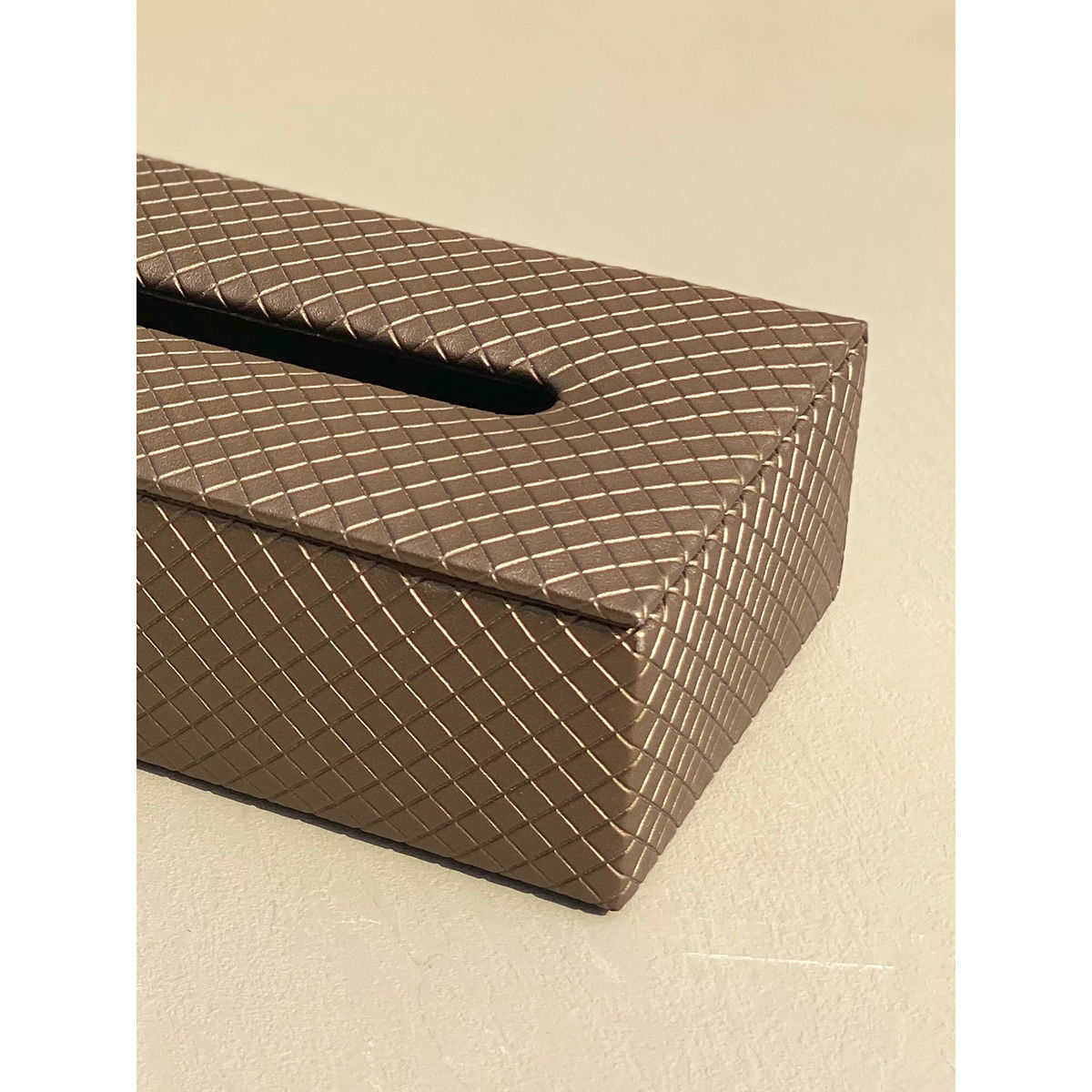 Buy Mason Home Braided Brown Tissue Box Online