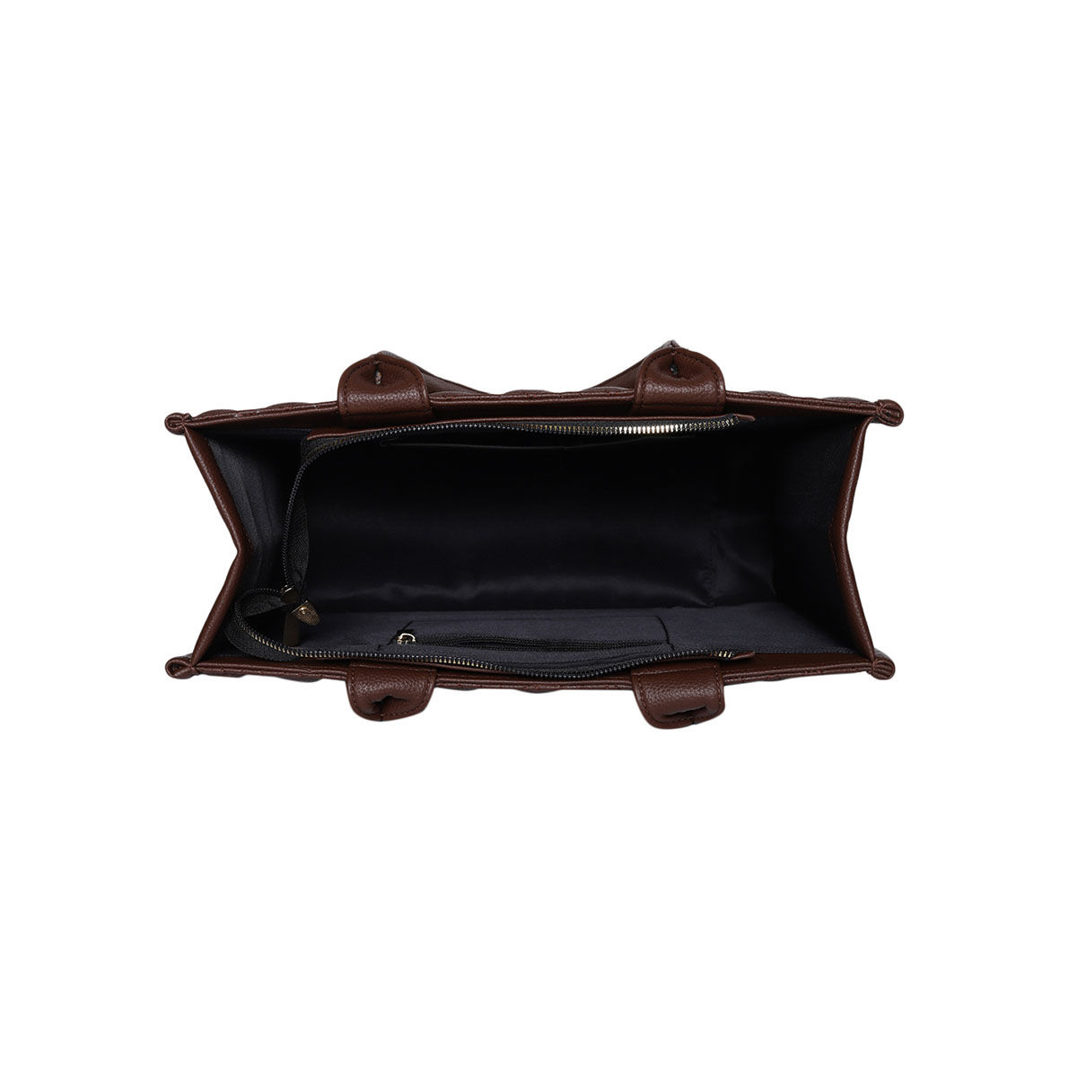 Buy MINI WESST Brown Textured Tote Bag Online