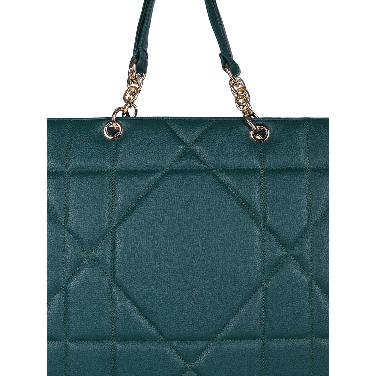 Buy MINI WESST Green Textured Tote Bag Online