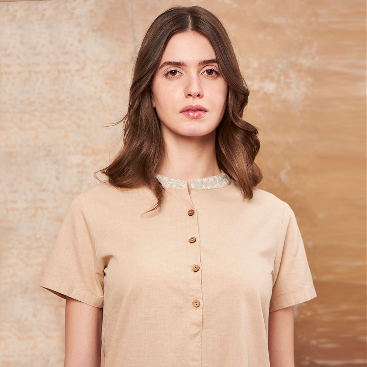 July For Women Cotton Beige Long Top - Pyjama-je19 (Set of 2): Buy July ...