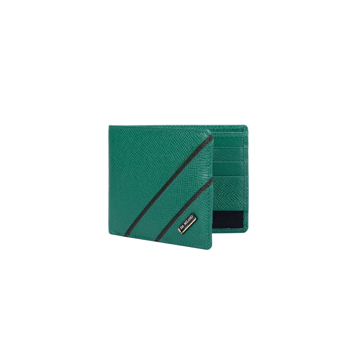 Buy Da Milano Genuine Leather Green Mens Wallet Online