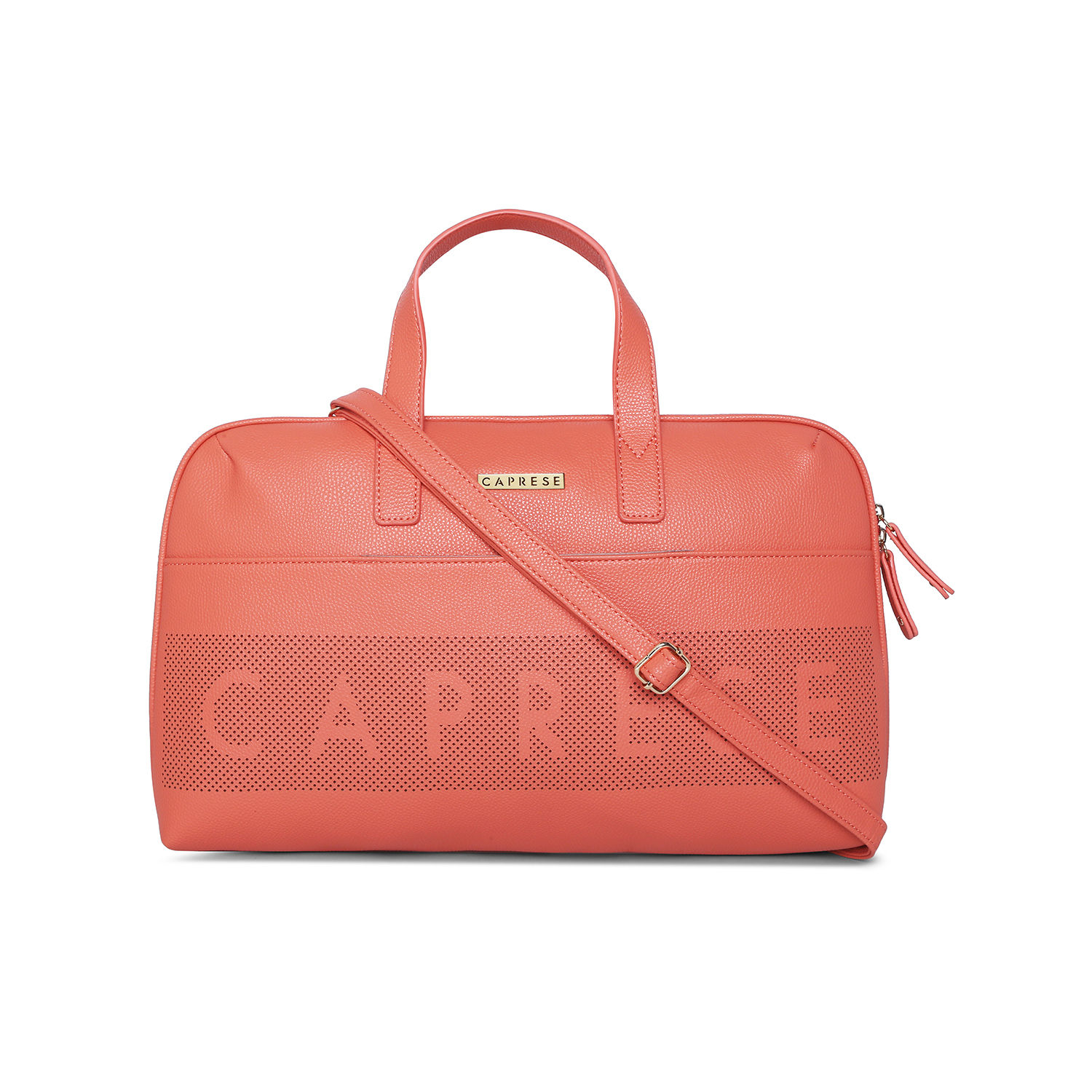 Buy Caprese Heidi Pu Handbag 11 Lg Coral Handbags Online
