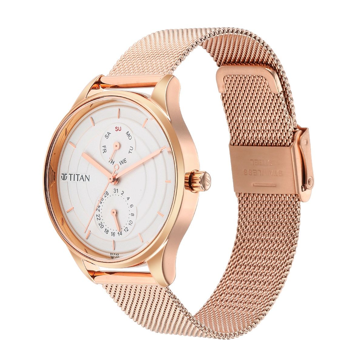 Buy Titan Neo Workwear 2670Wm07 White Dial Analog Watch For Women Online