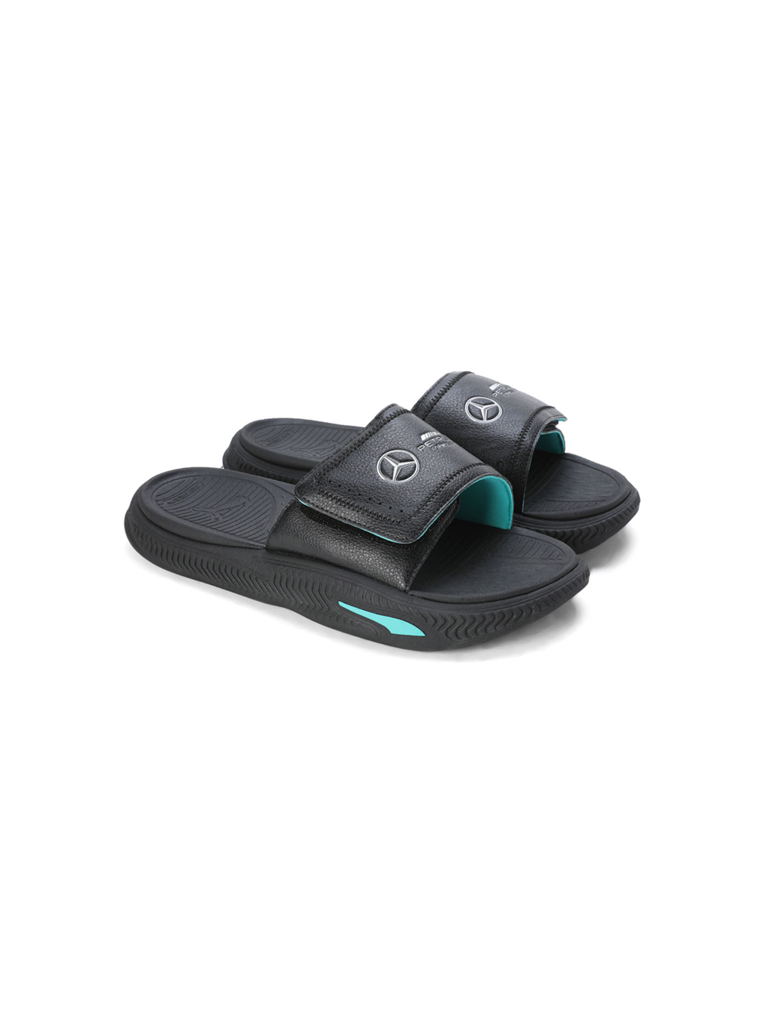 Buy Puma Mercedes AMG Petronas F1 Softride slide 2.0 Mens Black Sliders ...
