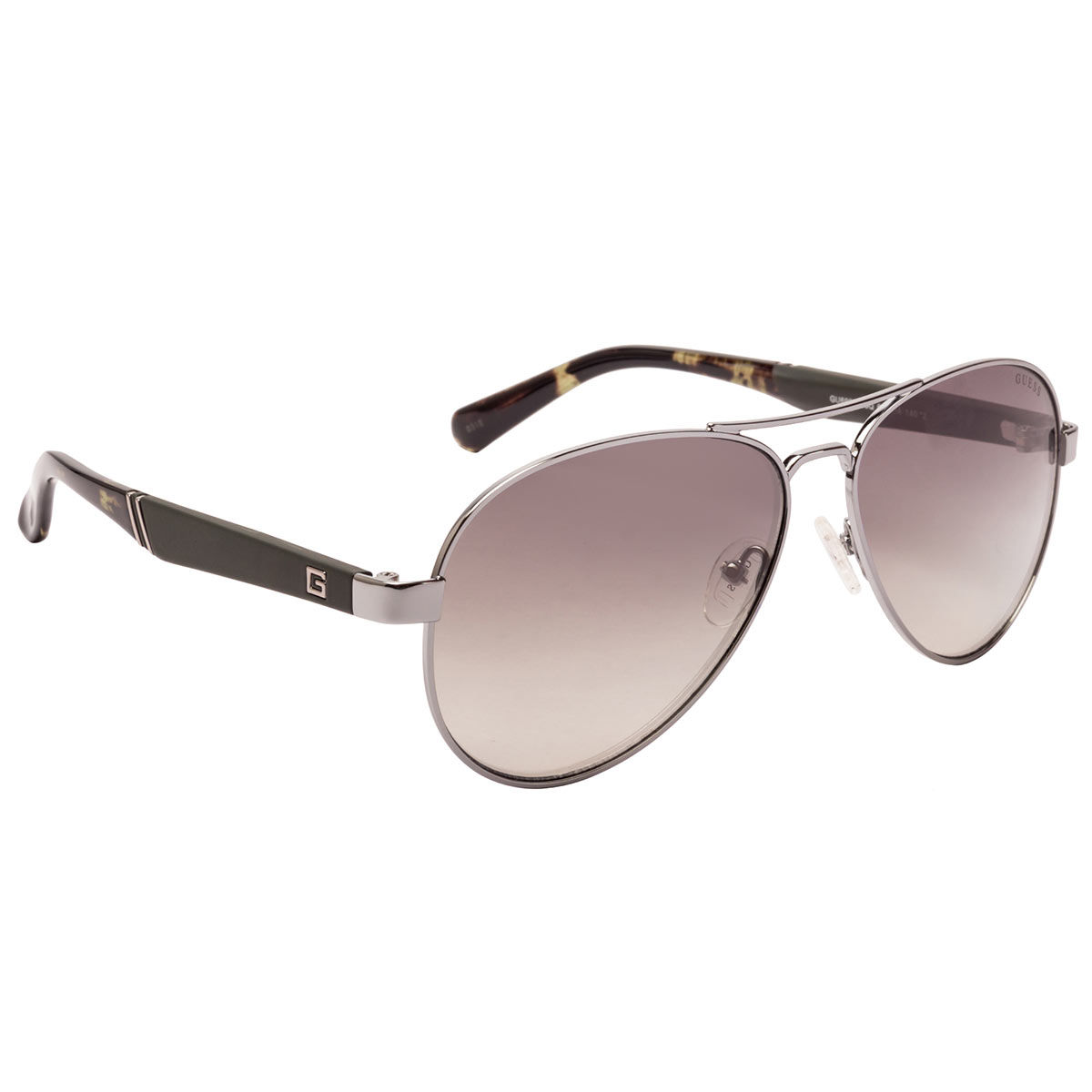Guess Aviator Sunglasses with Brown Lens for Unisex: Buy Guess Aviator ...
