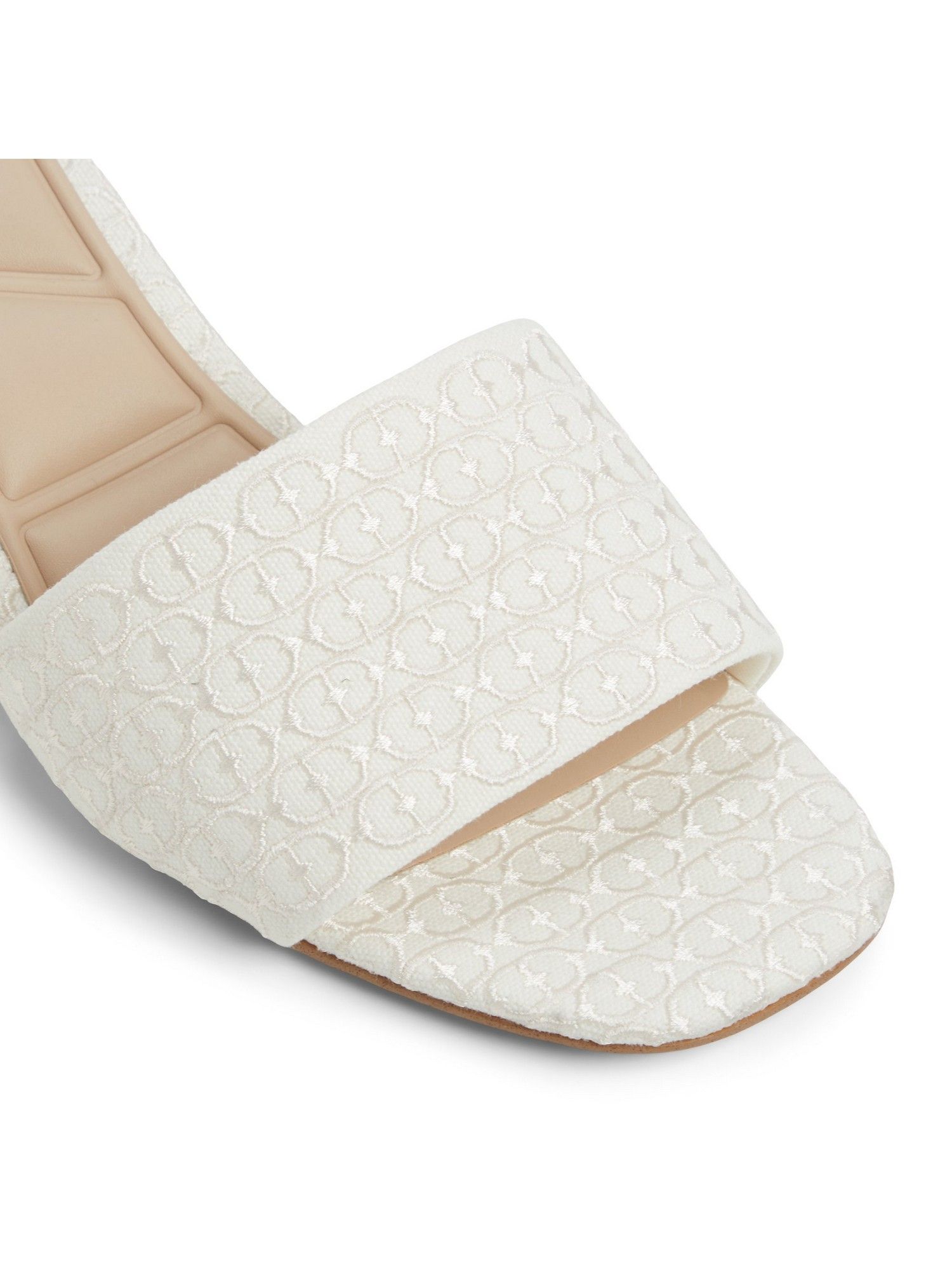 Buy Aldo Claudina-In Womens Cream Block Heels Online