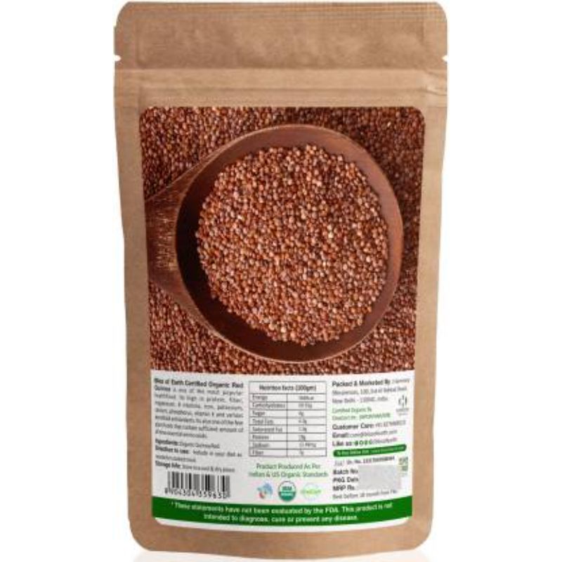 Buy Bliss Of Earth Certified Organic Red Quinoa Online