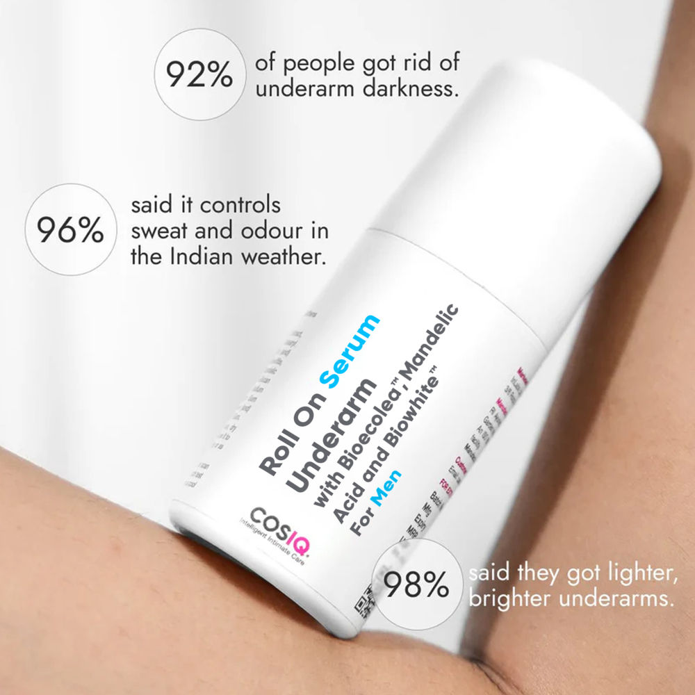 Buy Cos-IQ Brightening Underarm Roll On Serum For Men Online