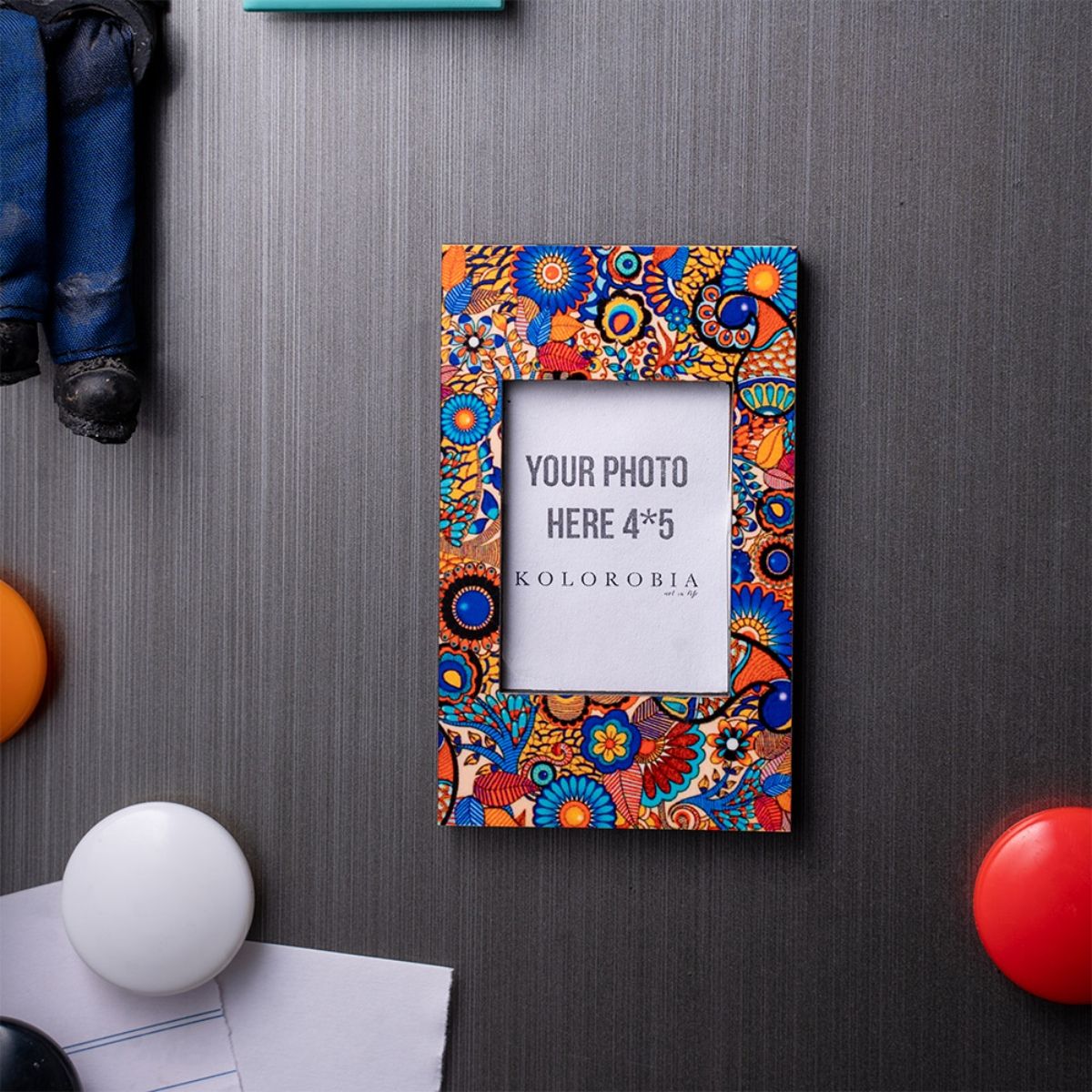 Buy Kolorobia Peacock Admiration Magnetic Photoframe Online