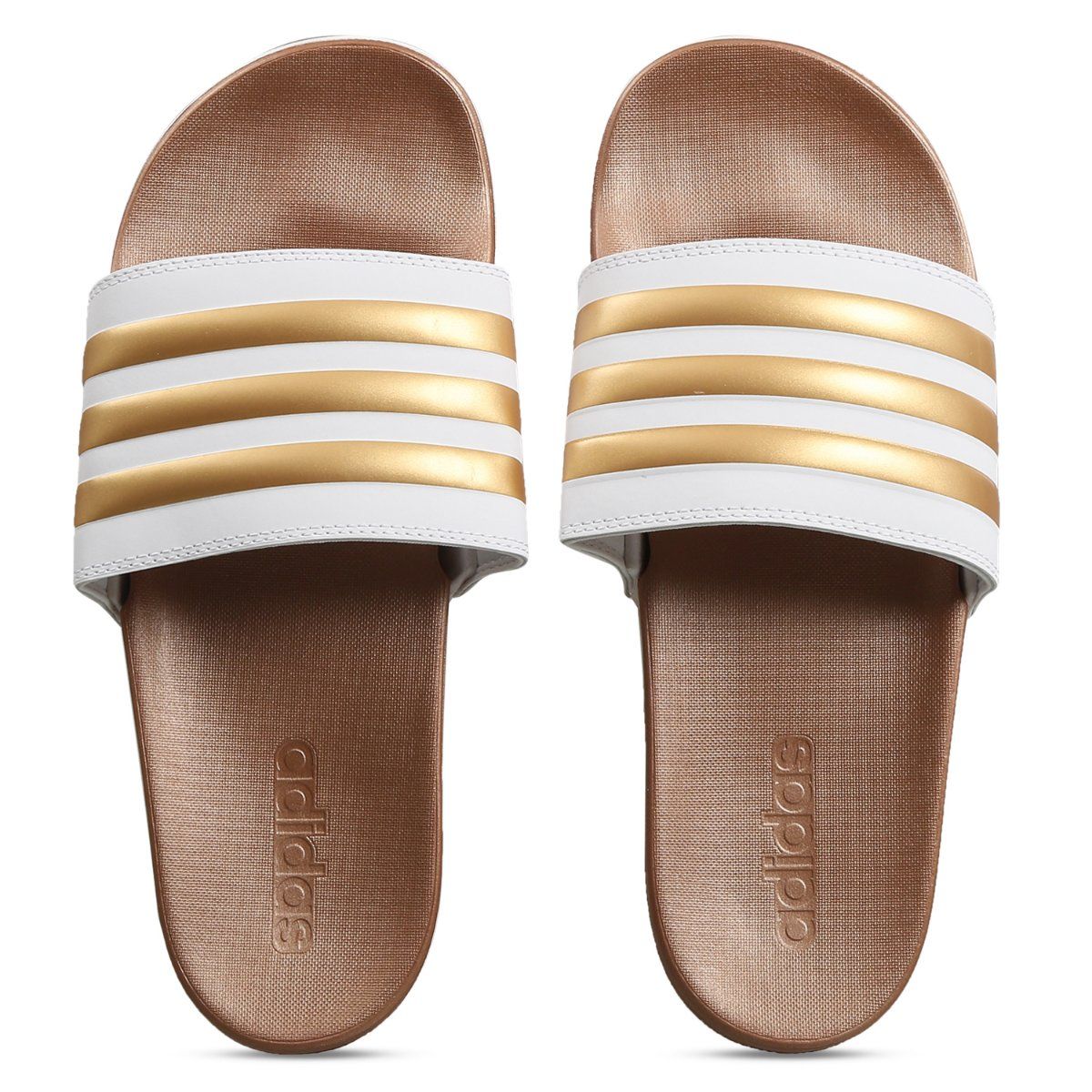 Buy adidas Adilette Comfort White Swimming Sliders Online