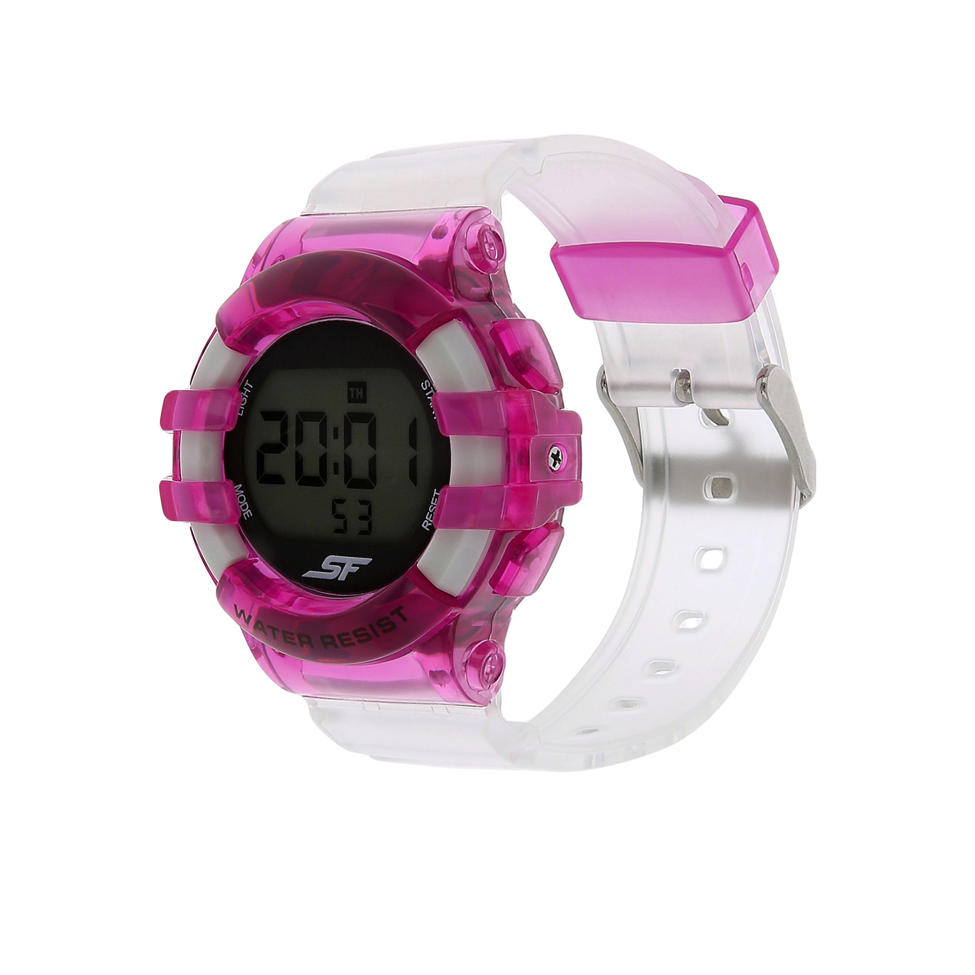 Sonata Grey Dial Translucent Plastic Strap Watch: Buy Sonata Grey Dial ...