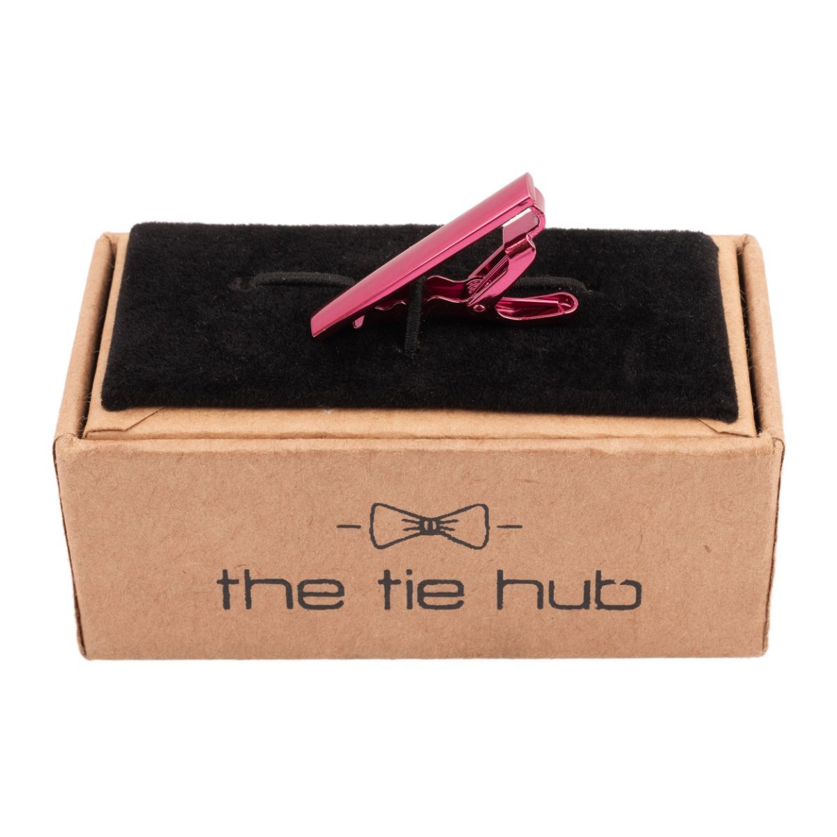 Buy The Tie Hub Mini Solid Pink Tie Pin Online