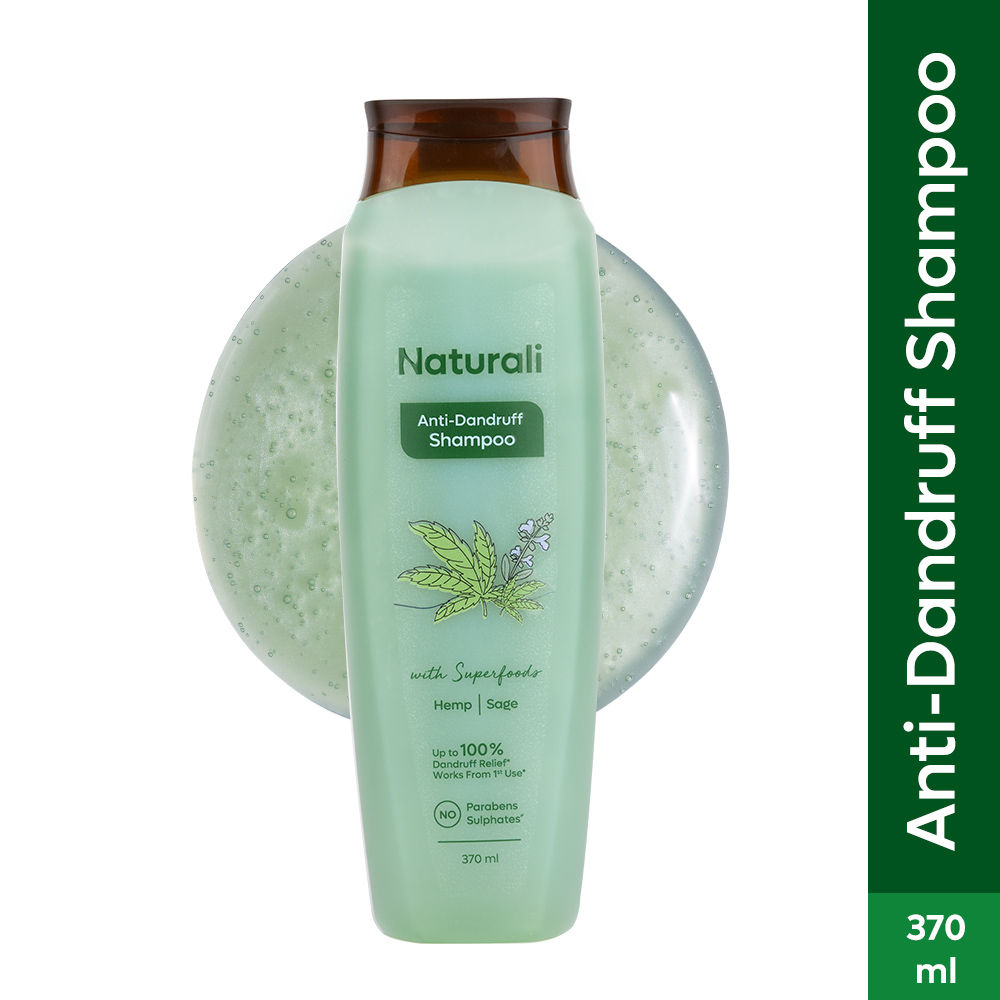 Buy Naturali Anti-Dandruff Shampoo with Superfood Hemp Oil & Sage ...