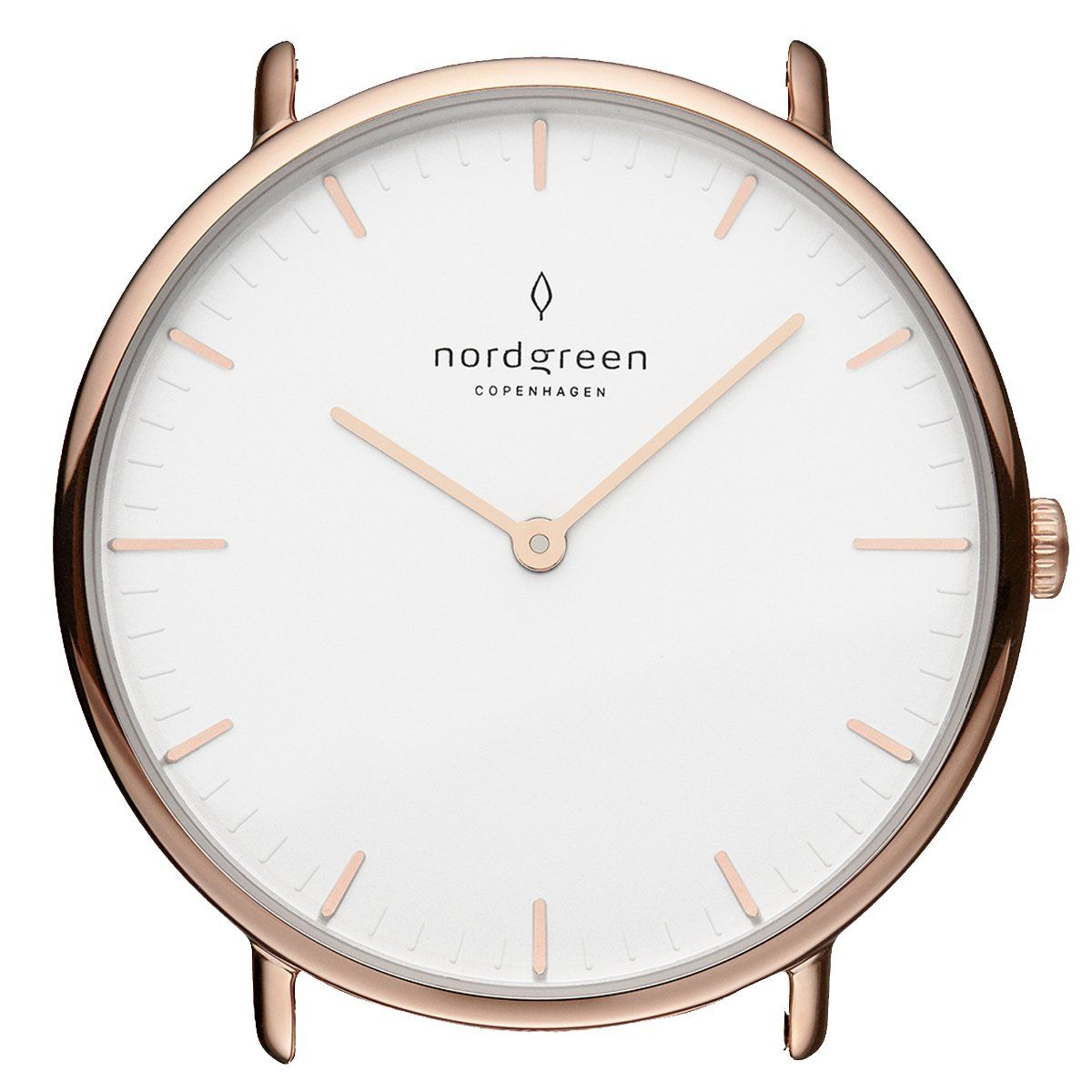 Buy Nordgreen Native 36mm White Dial with Rose Gold 5-Link Strap (M) Online