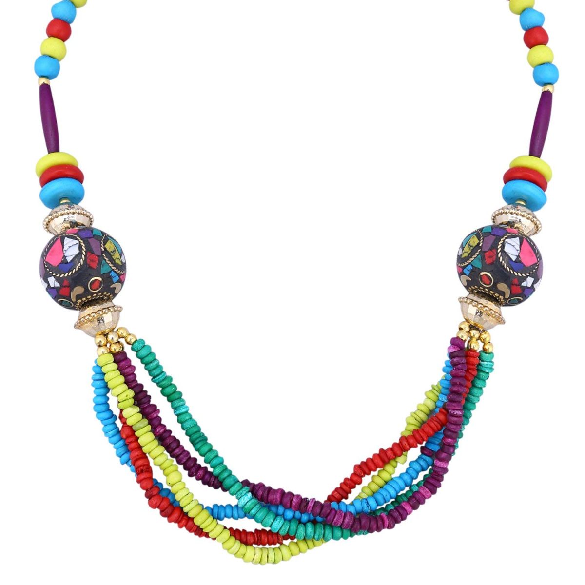 Buy Prita Multi-Colorcolor Beaded Jewellery Set Online