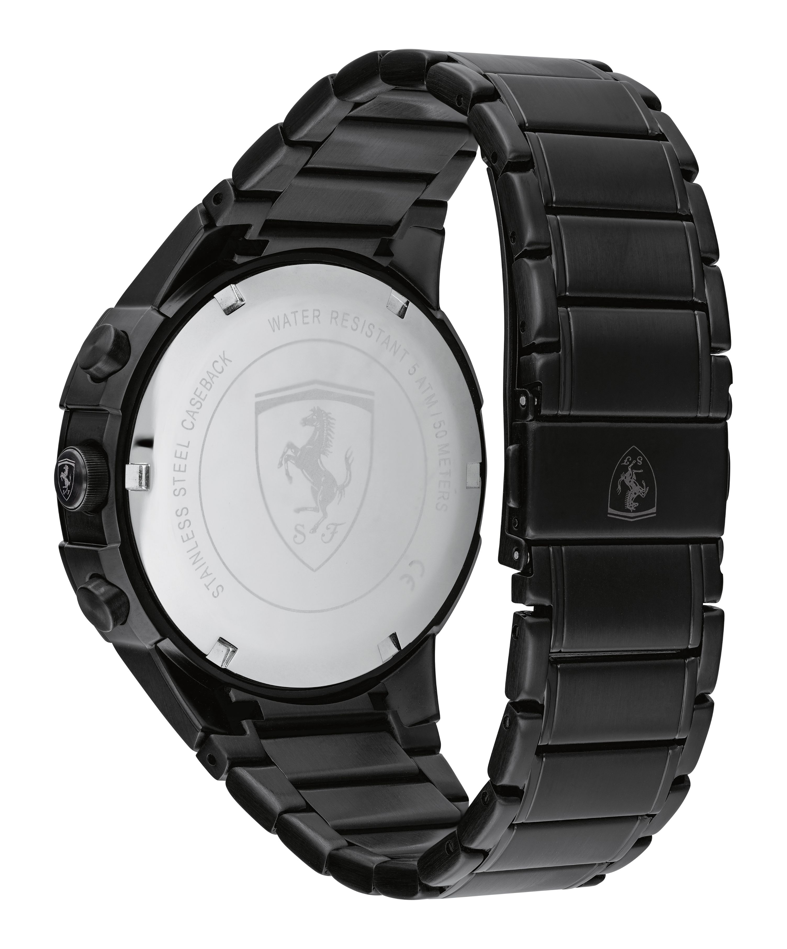 Buy Scuderia Ferrari APEX Analog Multifunction Black Round Dial Men's ...