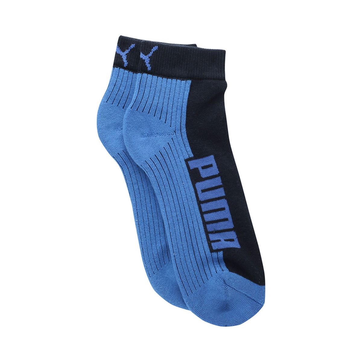 Buy Puma Logo Cushioned Quarter Unisex Socks - Multi-Color Online
