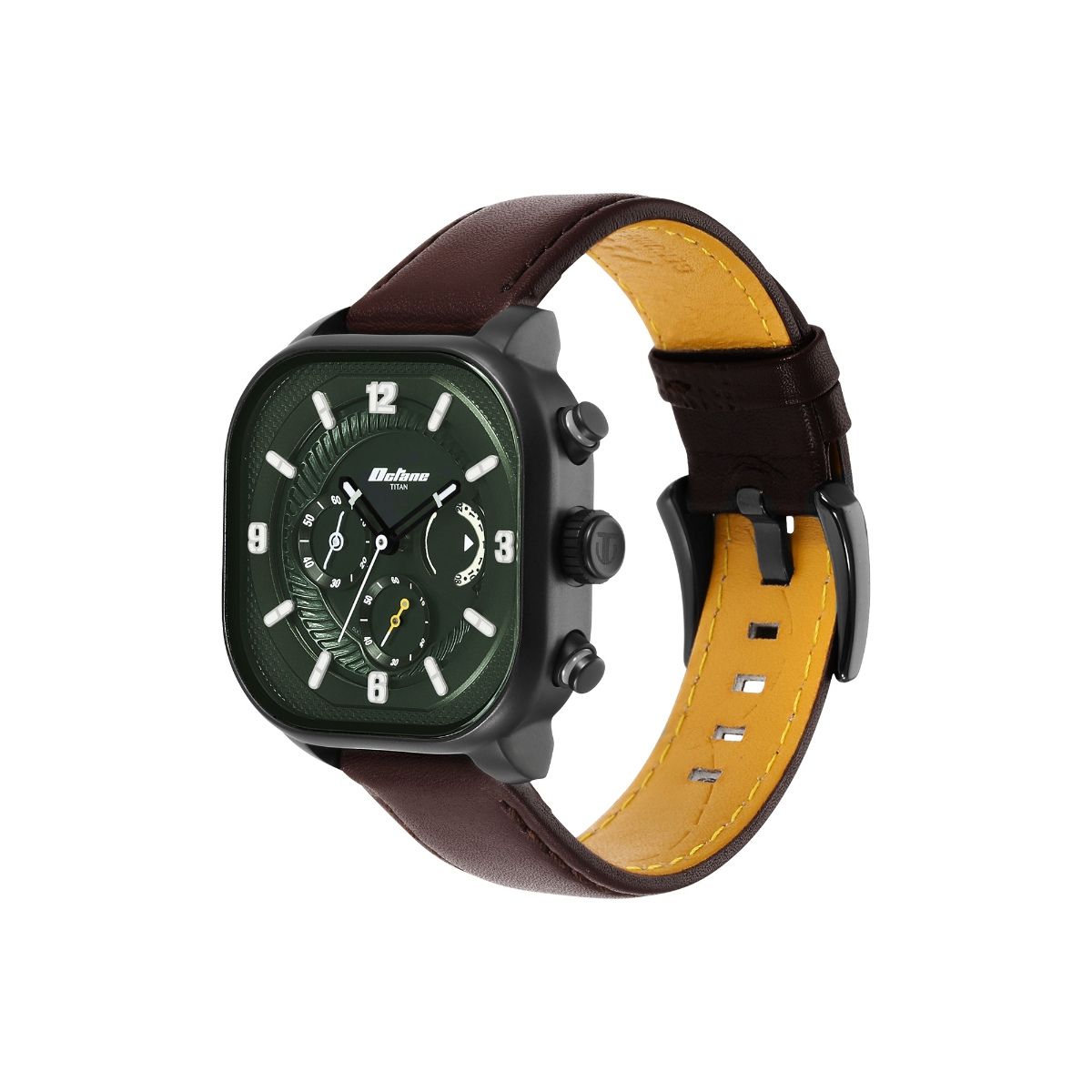 Buy Titan Octane Black Dial Analog Watch For Men (1856NL01) Online