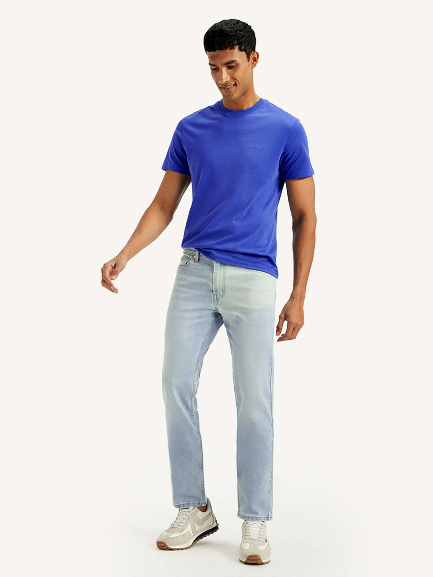 Buy Levi's Mens Light Blue 511 Slim Fit Mid Rise Jeans Online