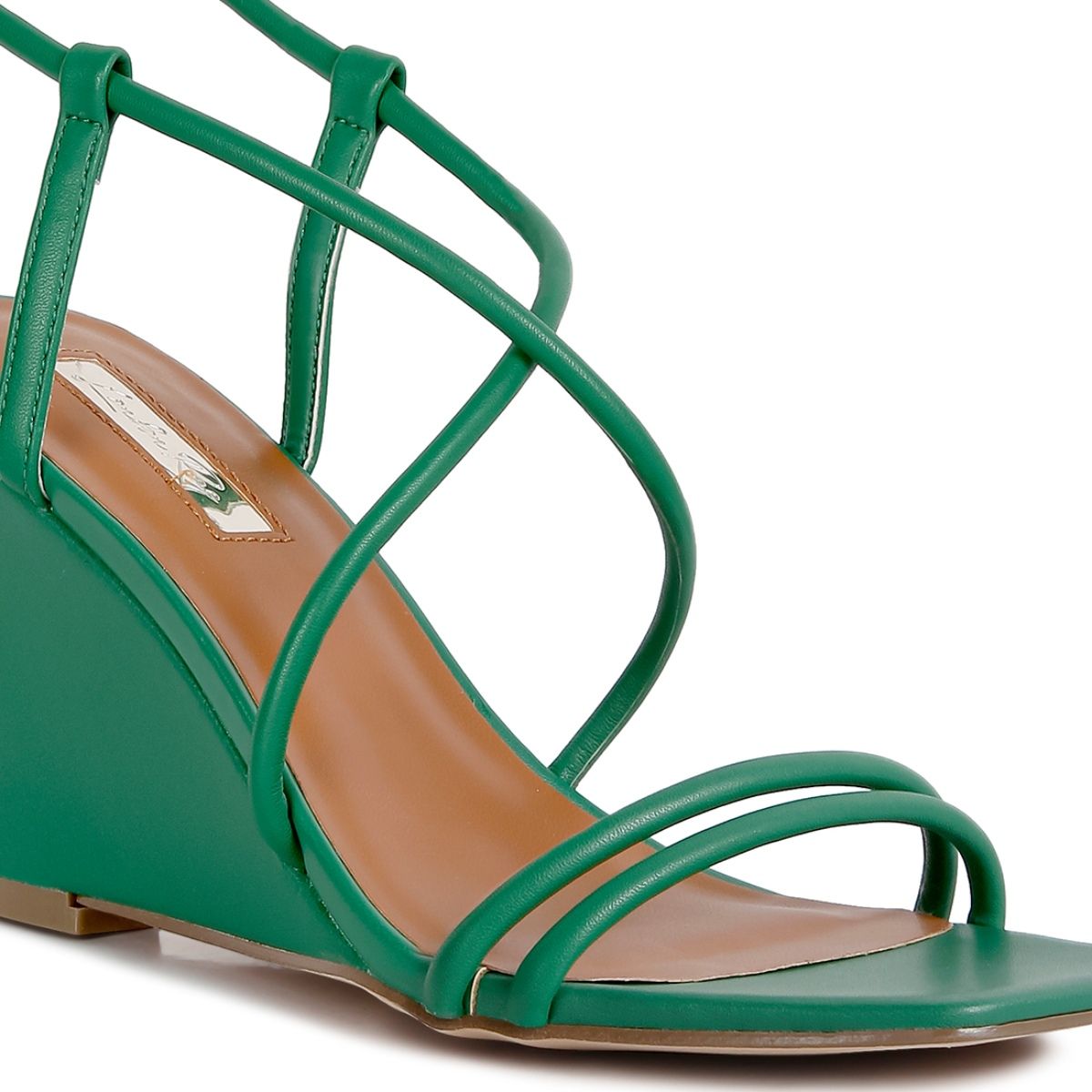London Rag Solid Green Wedges: Buy London Rag Solid Green Wedges Online ...