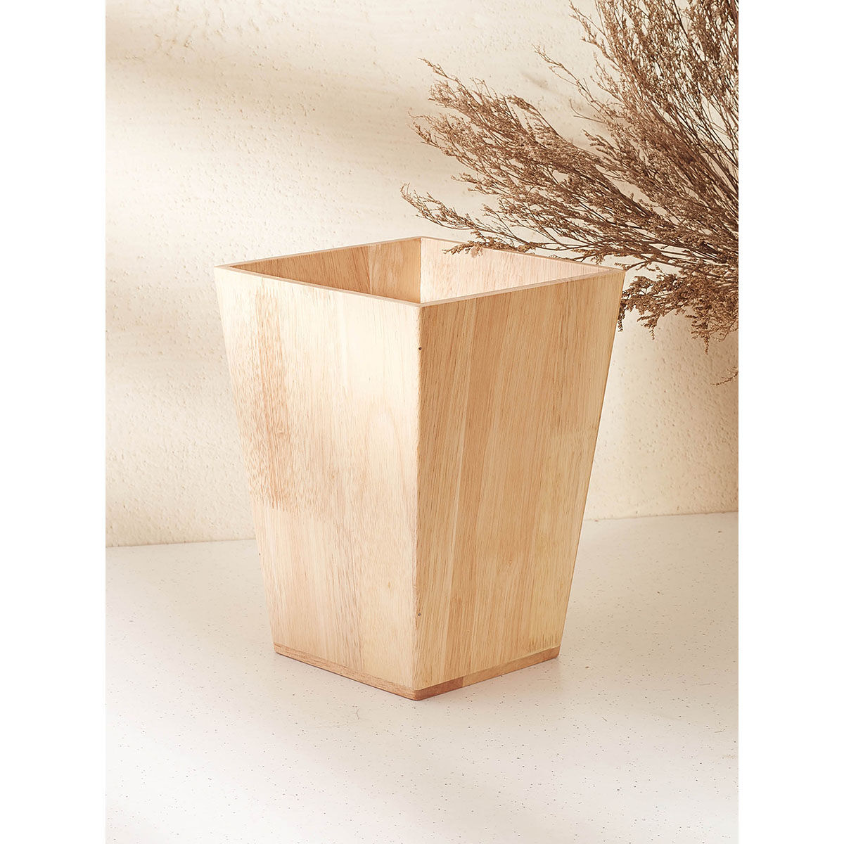 Buy Mason Home Natural Wood Dustbin Online