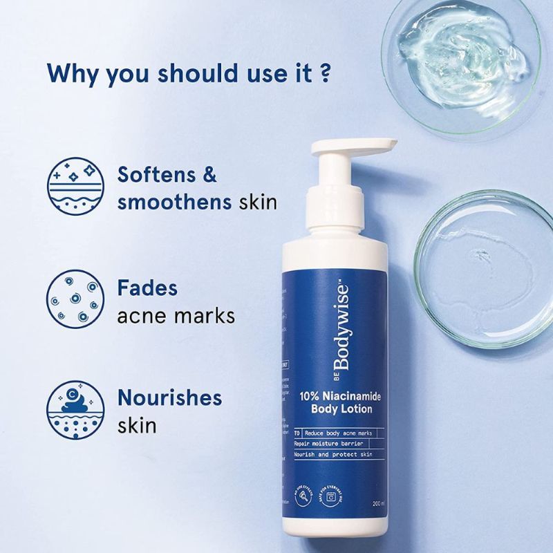 Be Bodywise 10% Niacinamide Body Lotion For Acne Marks: Buy Be Bodywise ...